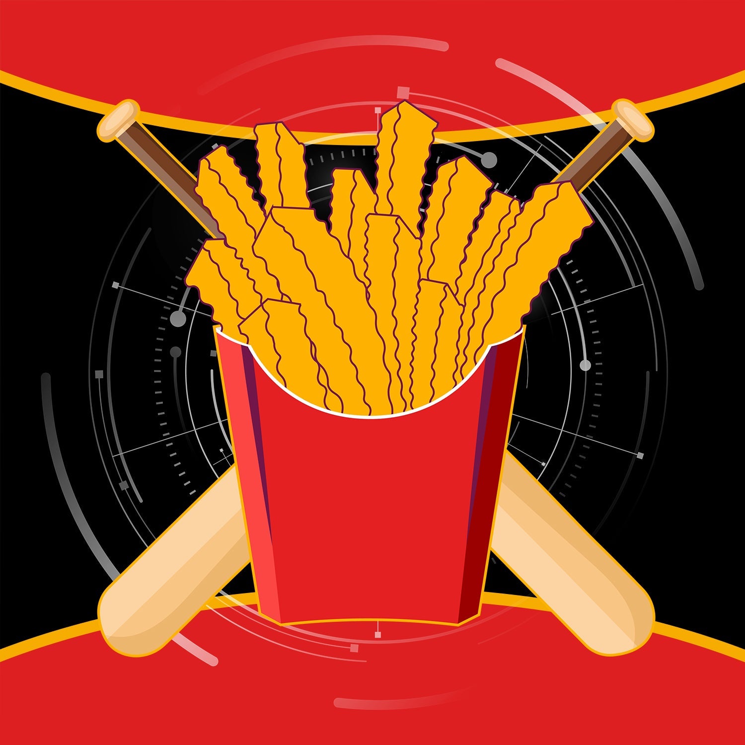 Team Rally Fries Baseball – 83Swag