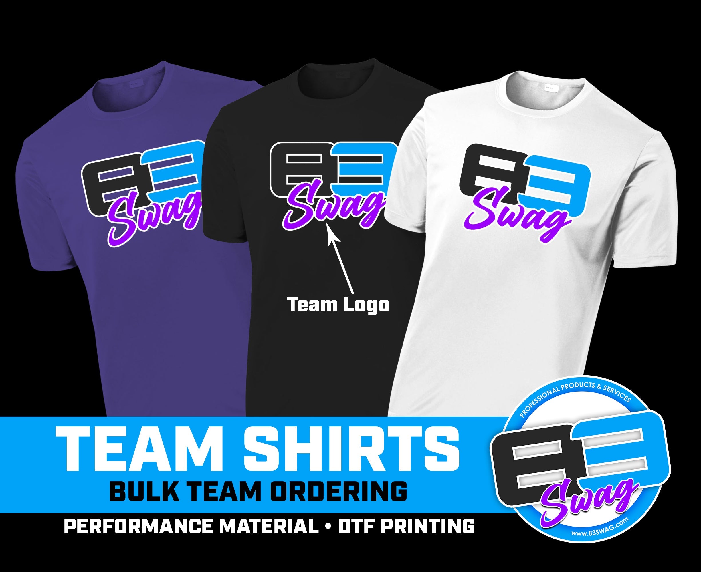 Team Performance Shirts – 83Swag