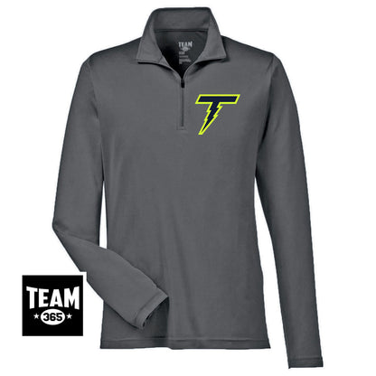 Team 365 TT31 Men's Zone Performance Quarter-Zip - THUNDER – 83Swag