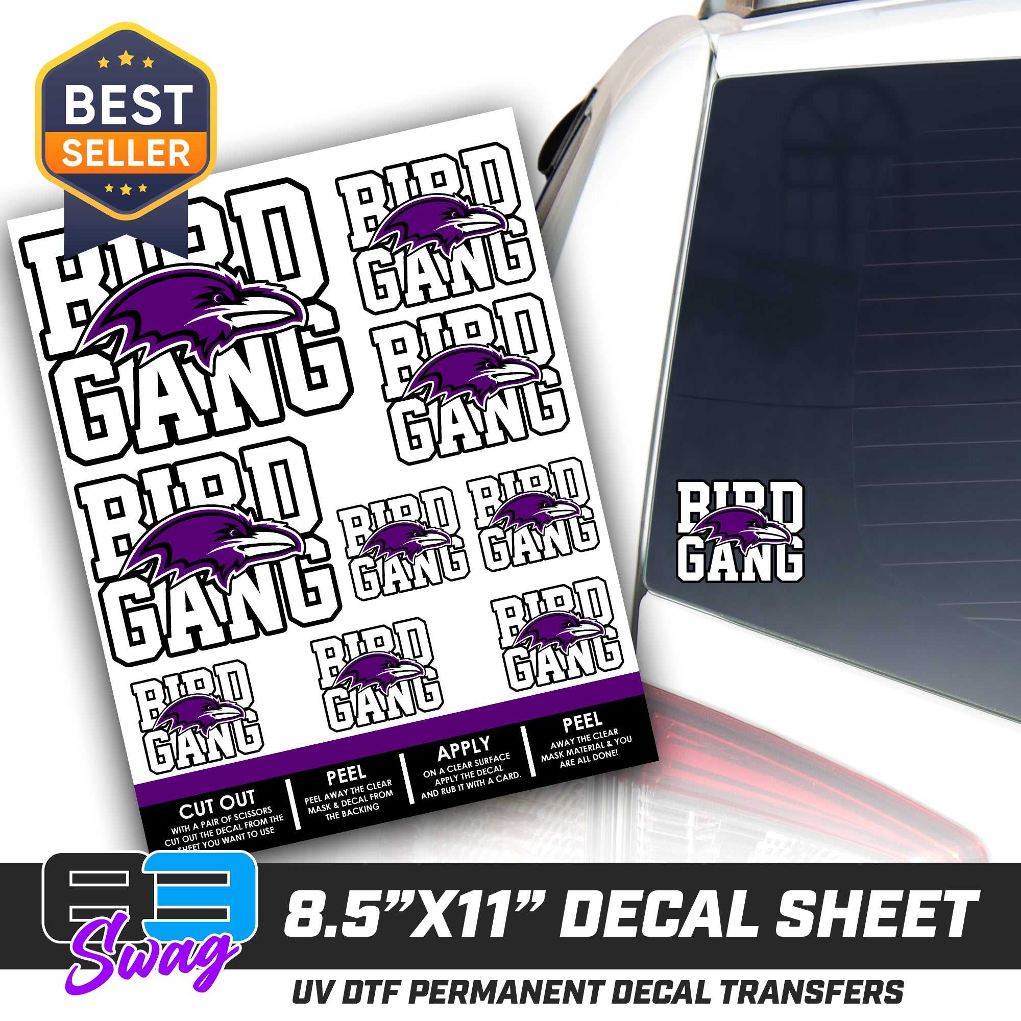 Logo Decal Pack Sheet - Joliet Ravens Football – 83Swag