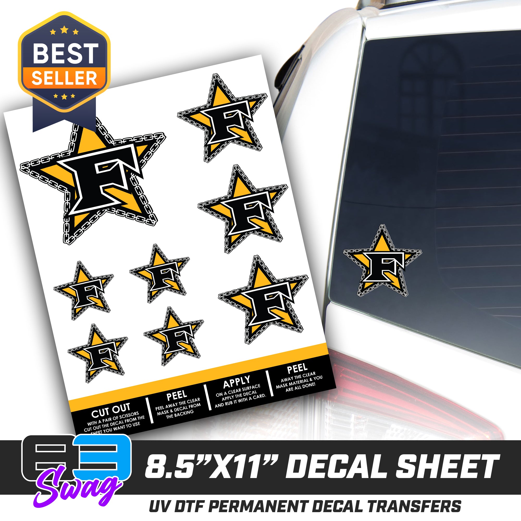Logo Decal Pack Sheet - 5 Star Mafia Baseball – 83Swag