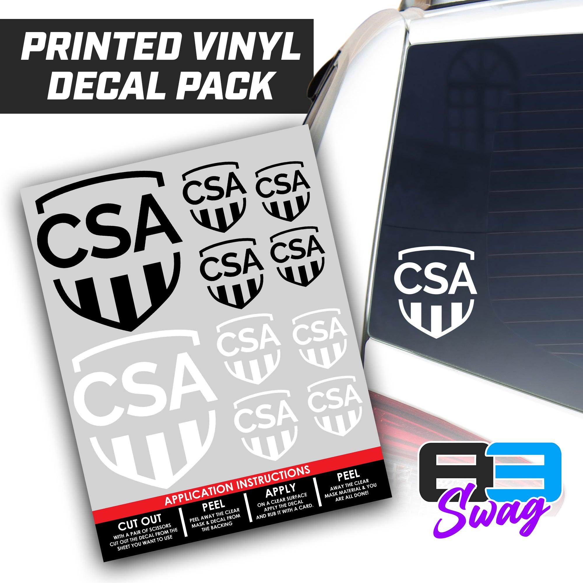 CSA Sports 2024 Edition - Logo Decal Pack Sheet – 83Swag