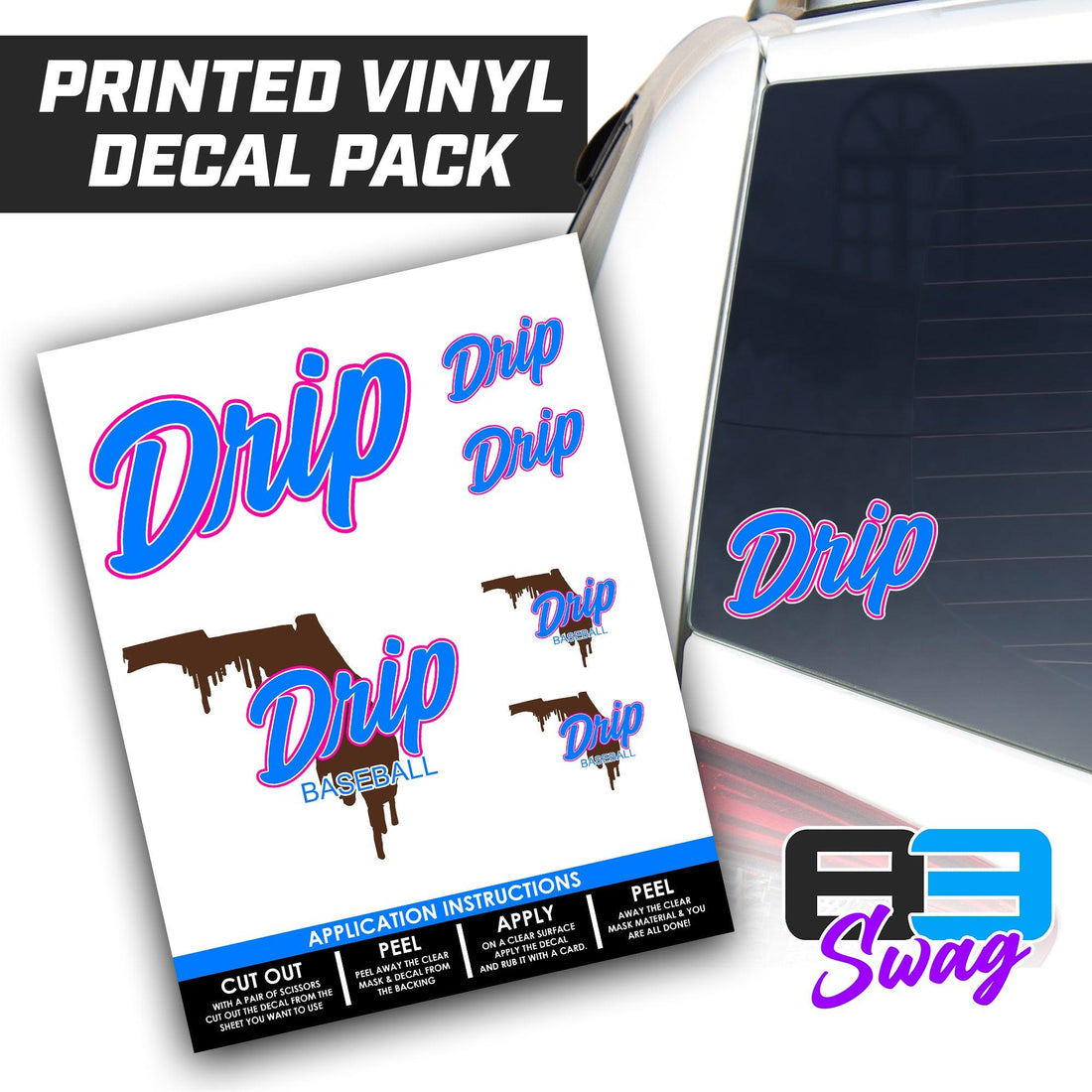 Florida Drip Baseball 2024 Edition - Logo Decal Pack Sheet – 83Swag