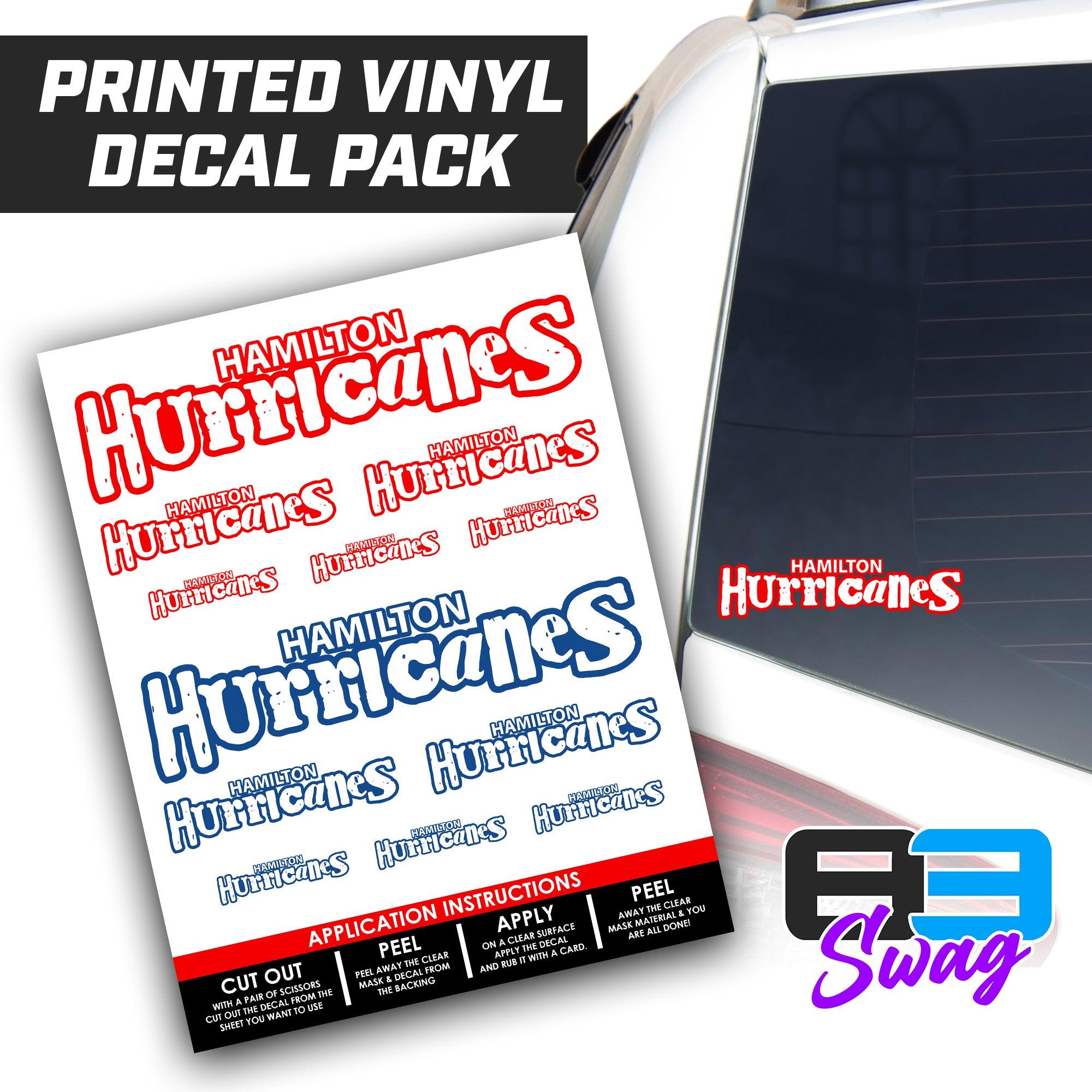 Hamilton Hurricanes 2024 Edition - Logo Decal Pack Sheet – 83Swag