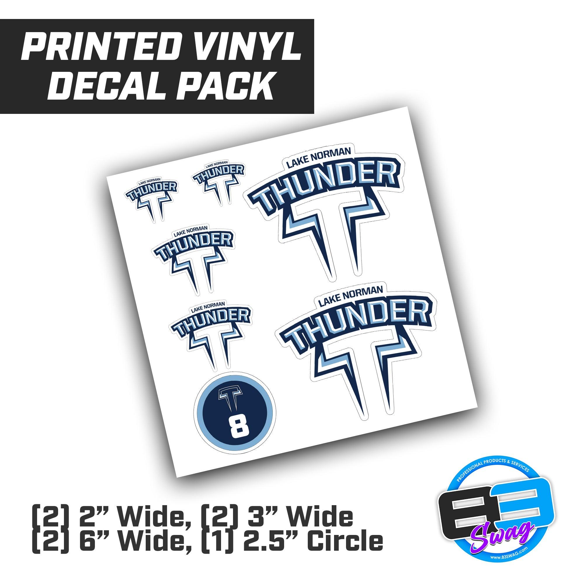 Lake Norman Thunder Logo Vinyl Decal Pack – 83Swag
