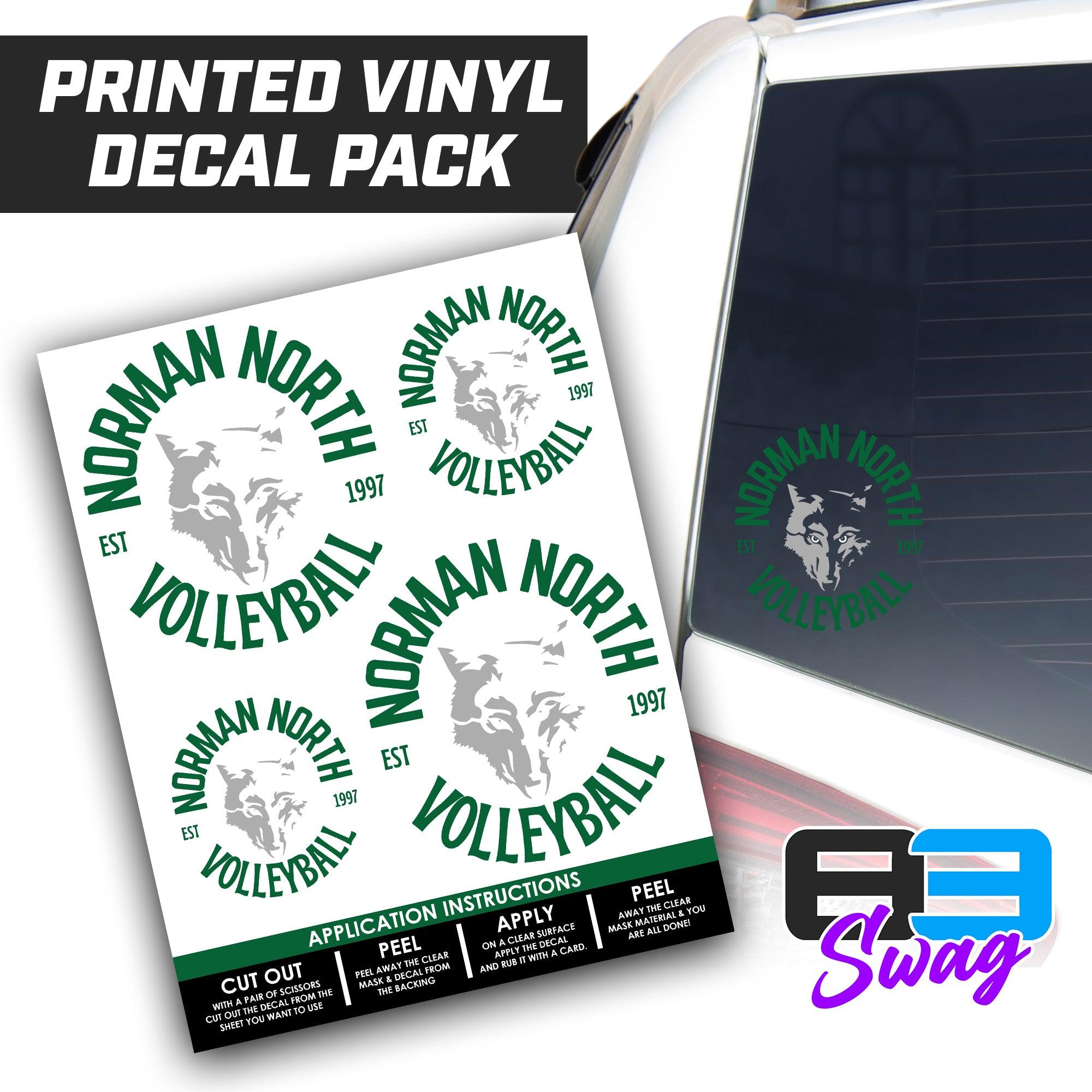 Logo Decal Pack Sheet - North Norman Volleyball – 83Swag
