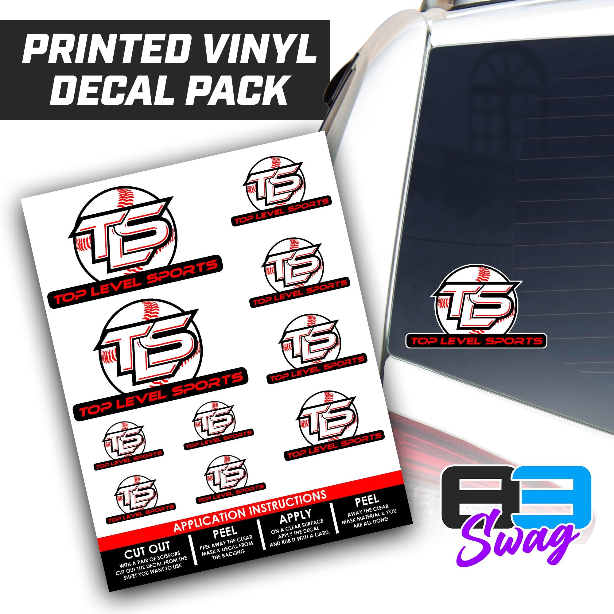 TOP LEVEL SPORTS - Logo Decal Pack Sheet – 83Swag