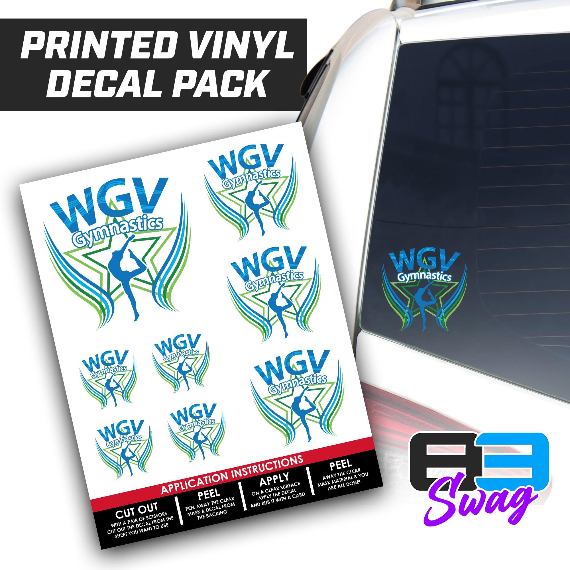 WGV Gymnastics - Logo Decal Pack Sheet – 83Swag